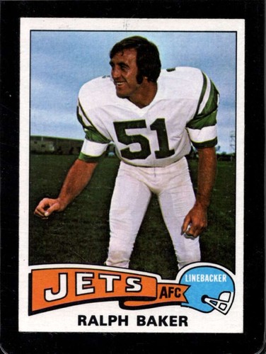 1975 TOPPS #9 RALPH BAKER EX (WAX-BK) NY JETS *SBA10831 | eBay.de