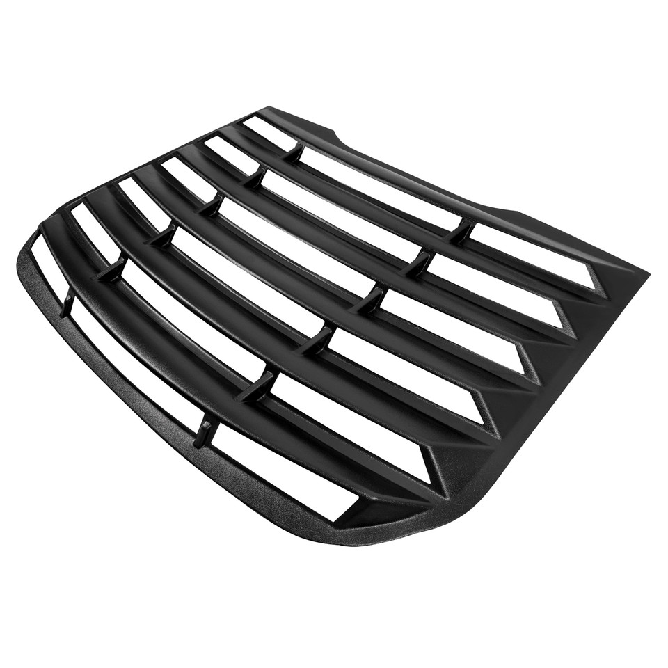 Matte Black Rear Window Louver Sun Shade Cover W/Tape For Ford Fusion ...
