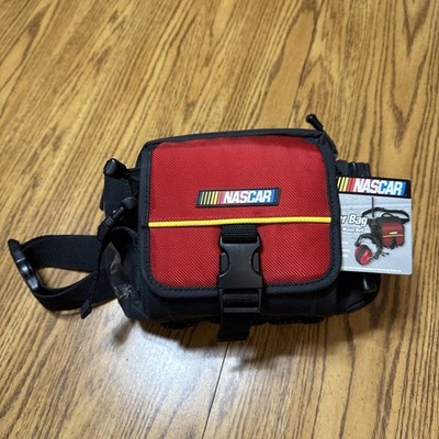 NASCAR deluxe scanner bag adjustable Fanny Pack Red Black Waist Belt ...