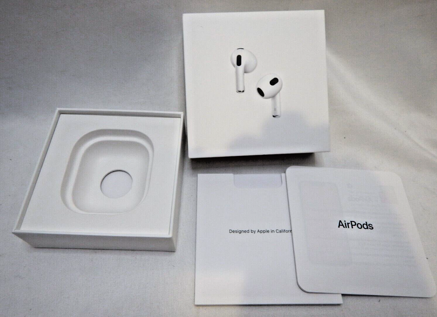 Original Air Pods 3rd Generation Box-Instructions Only | eBay