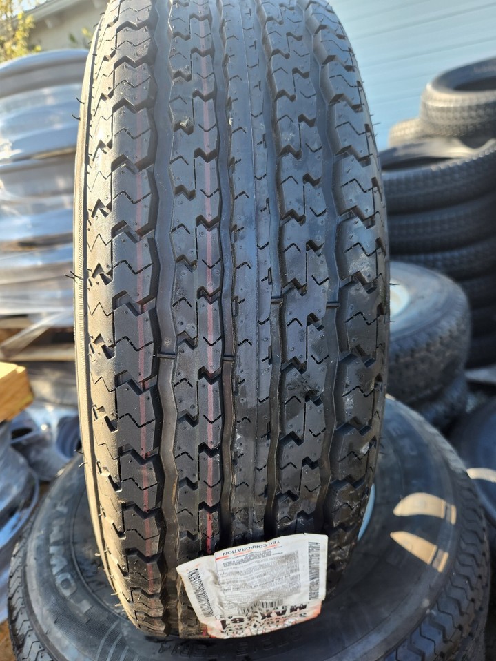 ST TRAILER 14" 5LUG ON 4.5 STEEL WHEEL & 215/75R14 6 PLY LOAD RANGE C ...