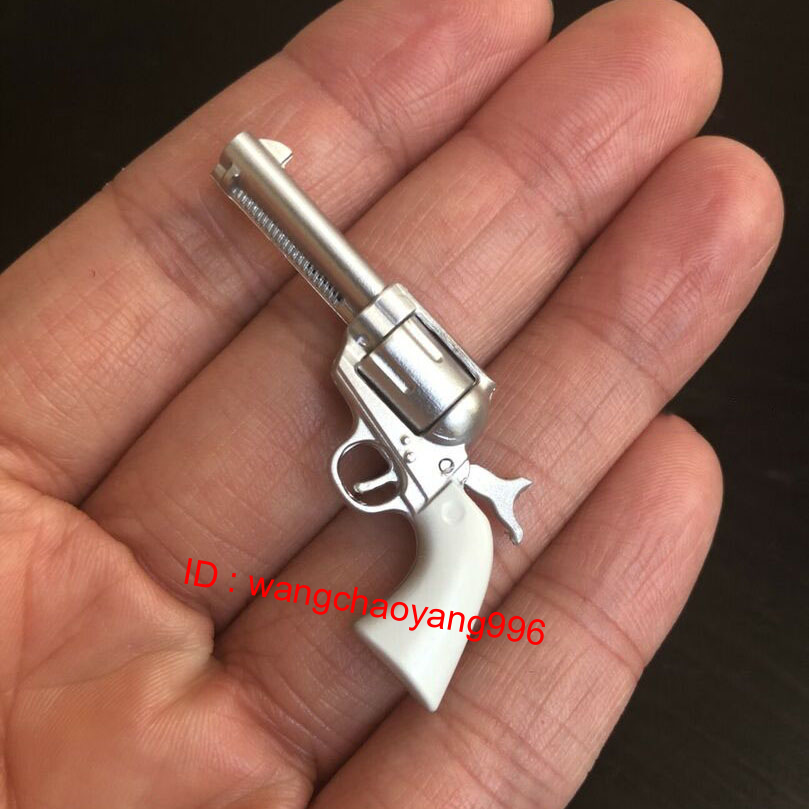1/6 Cowboy White Revolver Gun Model Weapon for 12'' Figure Props ...