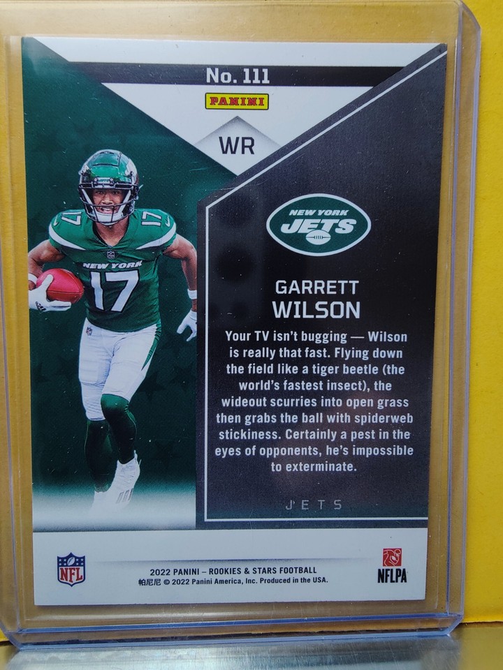 2022 Phoenix Garrett Wilson Rookie Card #106 rookie of the Year | eBay