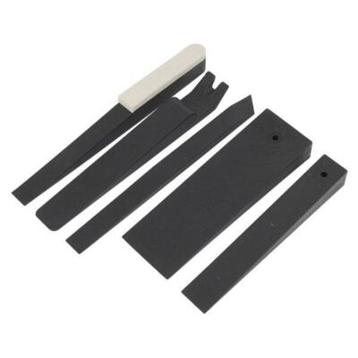 5PC PLASTIC WEDGE CAR SET BODY WORK TRIM MOULDINGS CLIPS DOOR PANEL ...