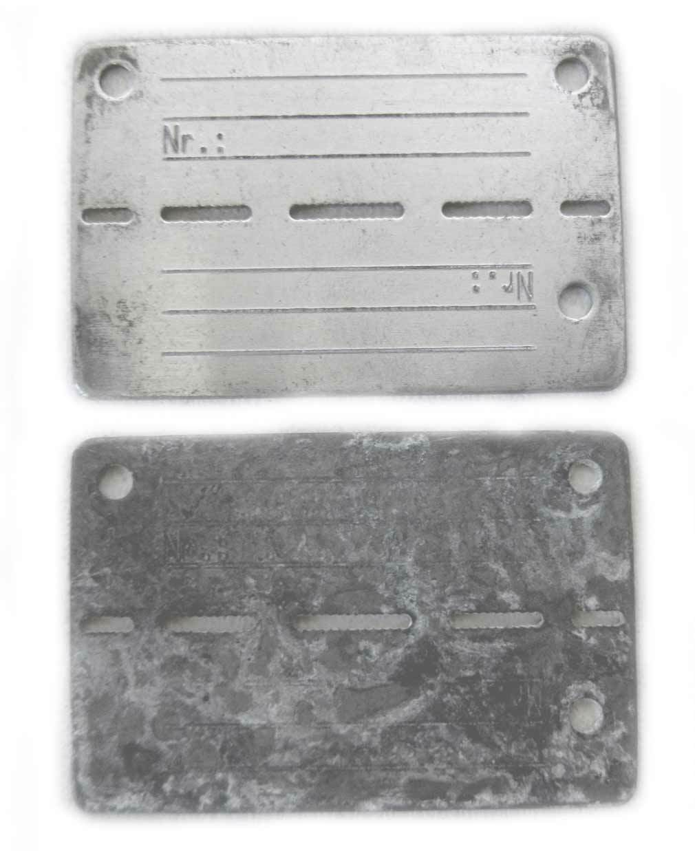 WW2 German POW Dog Tag Allied Stalag Luft Oflag Erkennungsmarke ...