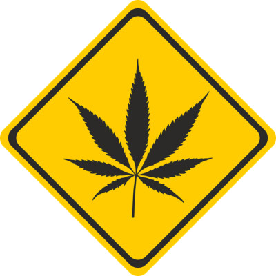 Retro Cannabis Marijuana Weed Dope Pot Hash Herb Warning Wall Bedroom ...