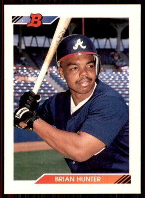 1992 Bowman Brian Hunter Atlanta Braves #662 | eBay