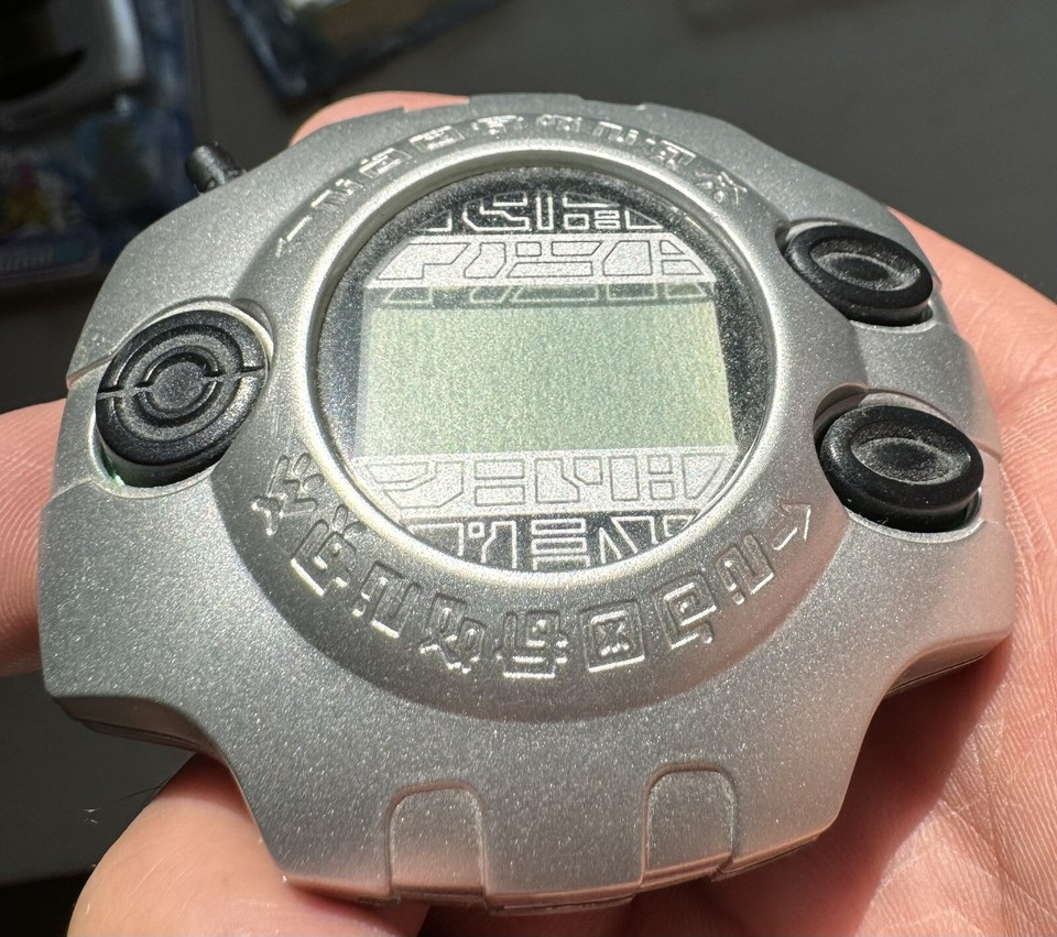 Digimon Digivice D2 Excellent Condition Silver Color Used | eBay