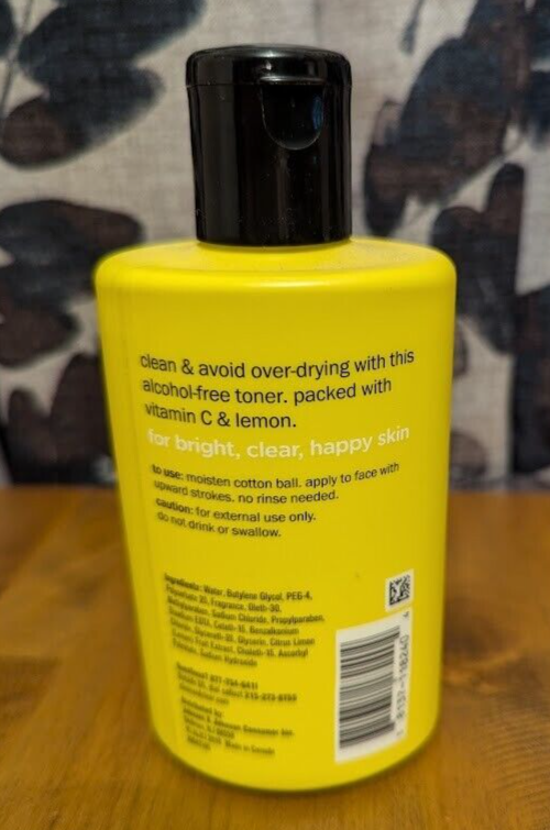 CLEAN & CLEAR LEMON JUICE TONER VITAMIN C OIL-FREE 7.5 FL OZ - NEW | eBay