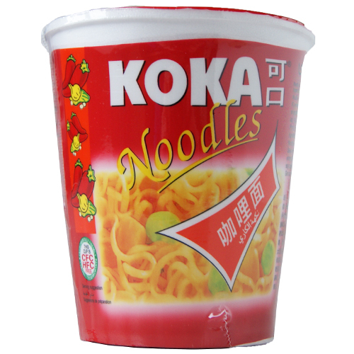 Koka Oriental Style Instant Pot Noodles Curry Flavour - 12 Cups for ...
