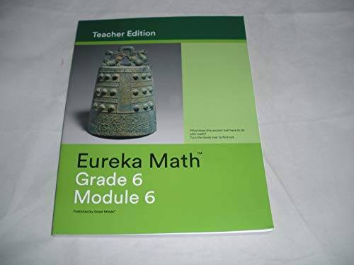 Eureka Math (Grade 6) Module 6 Teacher Edition - Paperback - GOOD ...