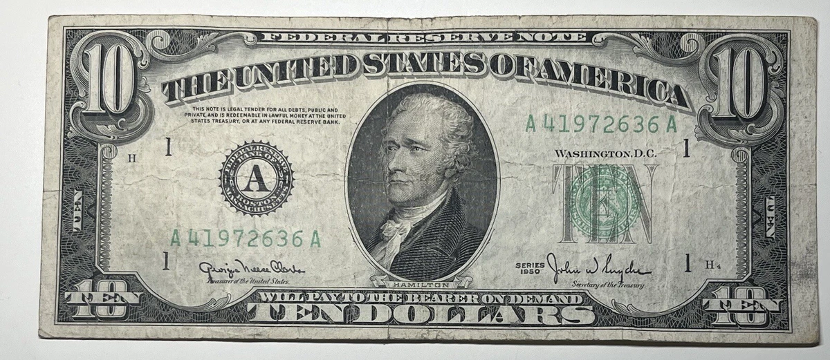 Old Ten Dollar Bill