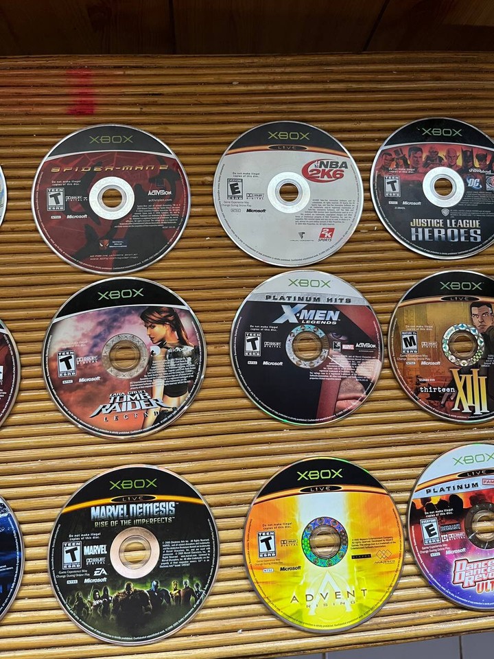 Lot of 17 Xbox Original Games – Marvel Nemesis, Spider-Man 2, Fable ...