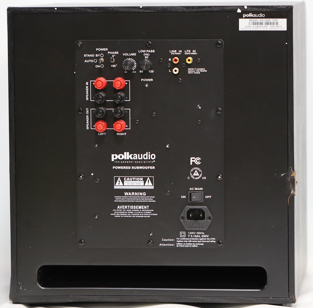 Polk PSW505 Powered Subwoofer for sale online | eBay