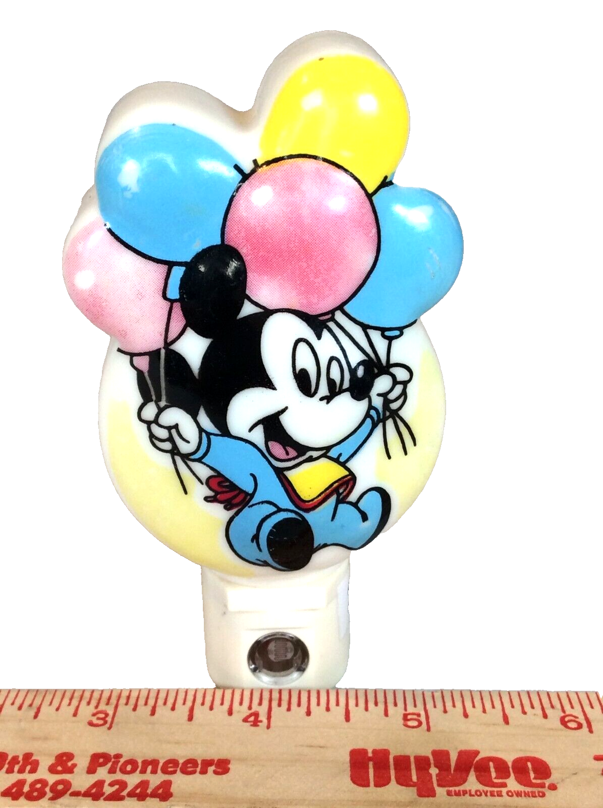vintage 1984 disney baby mickey mouse night light ballons EUC WORKS | eBay