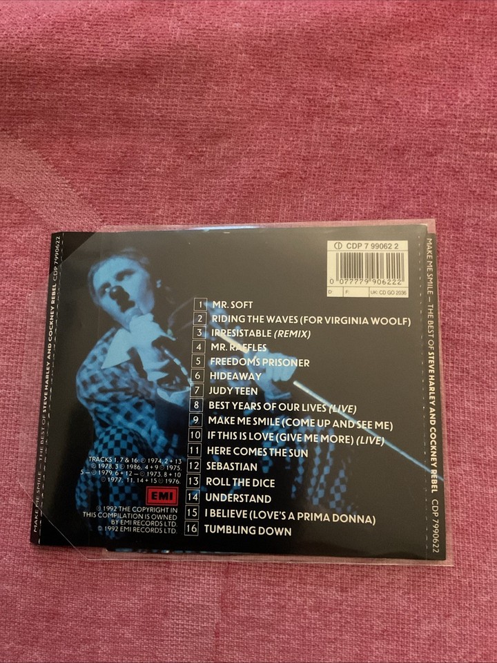 Steve Harley - Make Me Smile - The Best Of - Original CD Album ...