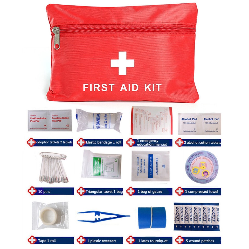 Emergency First Aid Kit Portable Medical Bag First Aid Tools for ...