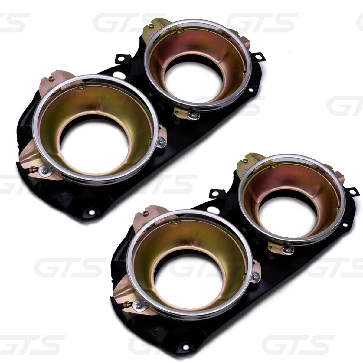 Headlight Surround Bucket Rim Lamp Light For 1974-1978 Toyota Hilux ...