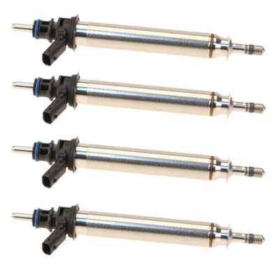 Bosch Set of 4 New High Pressure Direct Gasoline Injectors For Mercedes ...
