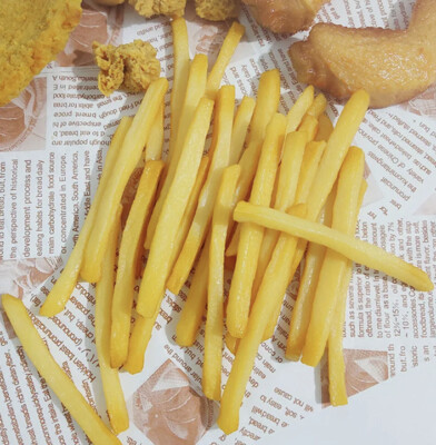 3D Fake Food Fake Faux Plain French Fries Fake Cajun Fries Hot Fries ...