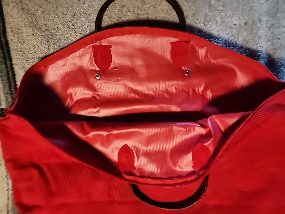 Twos Company Large Red Bag Set / Beach Bag U22 | eBay