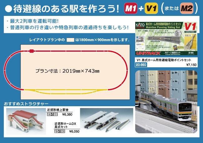 Kato N Scale ~ New 2023 ~ Mainline Passing Set Variation V1 Track ~ 20 ...