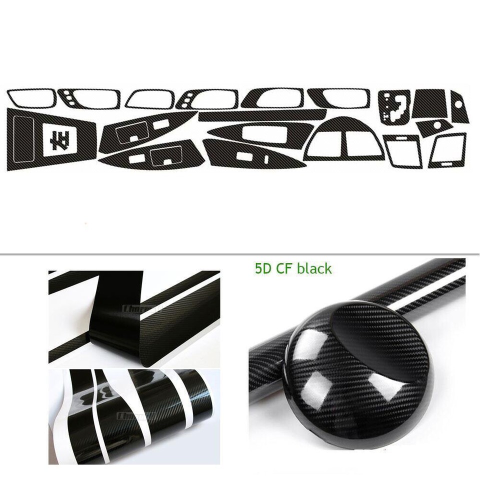 For Lexus ES 2006-2012 5D Carbon Fiber Pattern Interior DIY TrimDecals ...