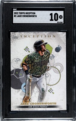 2022 Topps Inception #2 Jake Cronenworth SGC 10 GEM MINT | eBay