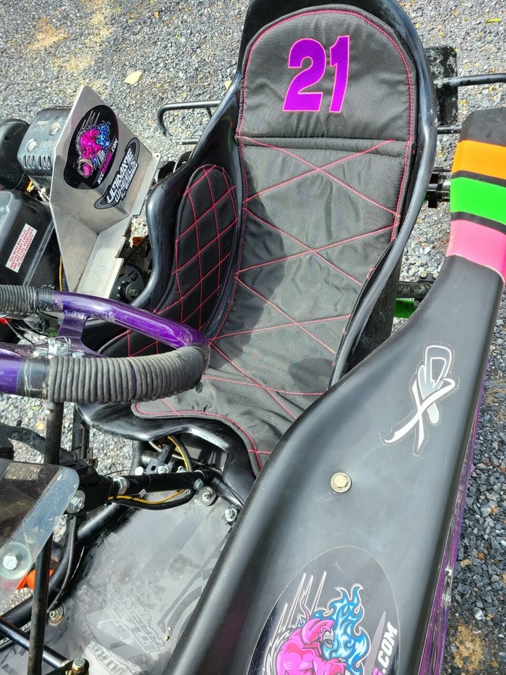 GO KART SEAT PADS CHAMP KART WING KART WITH YOUR RACE NUMBER LARGE SIZE ...