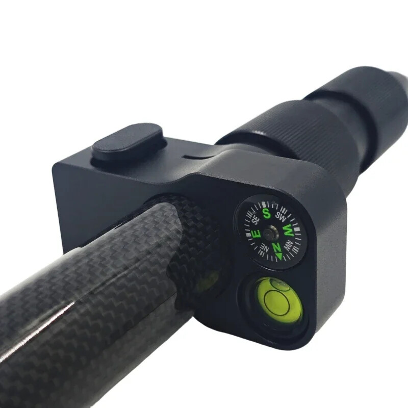 Carbon Fibre Pole 72-180cm Telescopic Centering Pole Portable RTK GPS ...