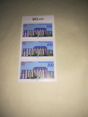 BRIEFMARKE - DEUTSCHE BUNDESPOST - EUROPA 1990 , POSTGIROAMT FRANKFURT ...