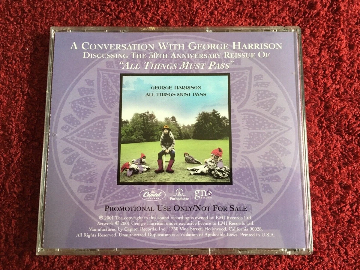 George Harrison All Things Must Pass Cd