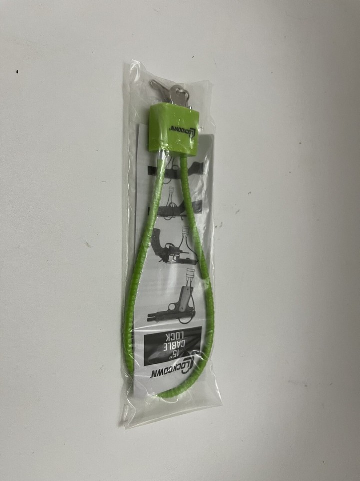 15 Inch Hand Gun Pistol Cable Lock | eBay
