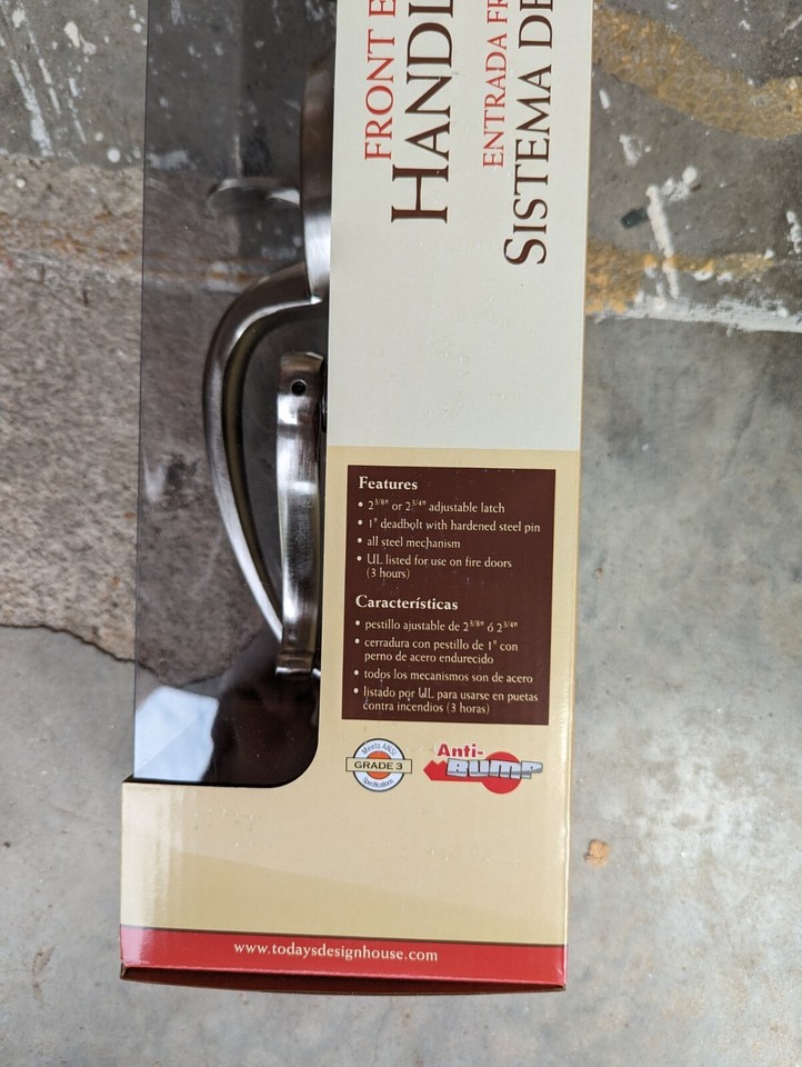 Design house Front Entry Handleset with Lever Interior | eBay