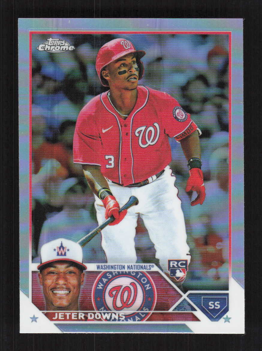 Jeter Downs RC 2023 Topps Chrome Refractor Washington Nationals #56 | eBay
