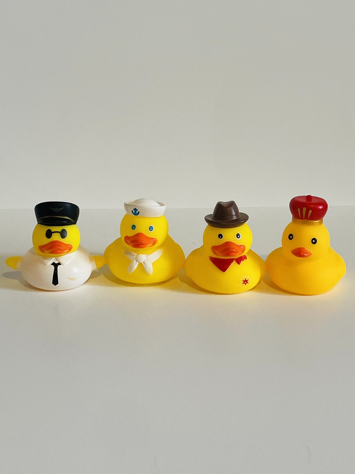 Lot Of 4 Rubber Duck Pilot , King, Cowboy & Sailor Duckies | eBay