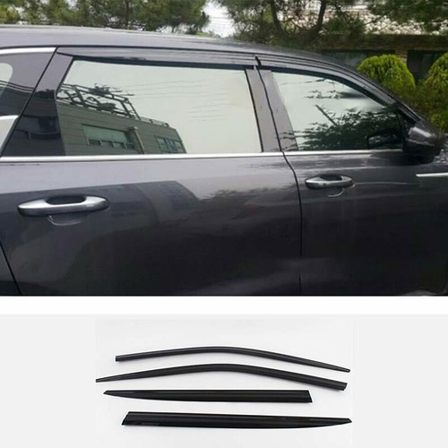 Black Window Wind Deflector Door Visor Rain Sun Guard For Kia Sorento ...