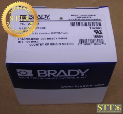 PTL-20-483 BRADY TLS 2200/TLS PC LINK LABEL 1"X2" NEW | eBay