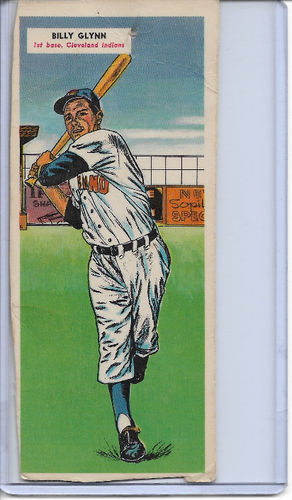 1955 Topps Double Header Billy Glynn 59/60 Not Folded Good-VG Condition ...