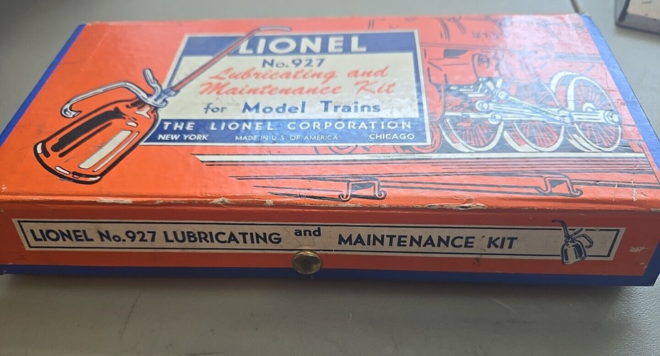 Vintage Lional No 927 Lubricating And Maintenance Kit For Model Trains ...