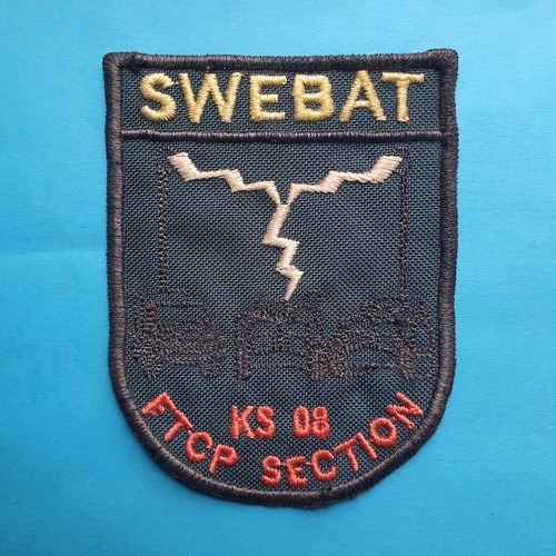 KFOR Sweden Army KS08 8th Swedish Battalion FTCP SECTION Badge Patch | eBay