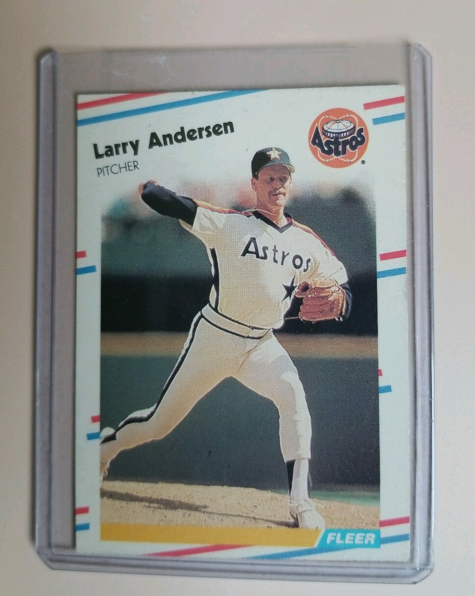 1988 Fleer Baseball Card #438 Larry Andersen - Houston Astros | eBay