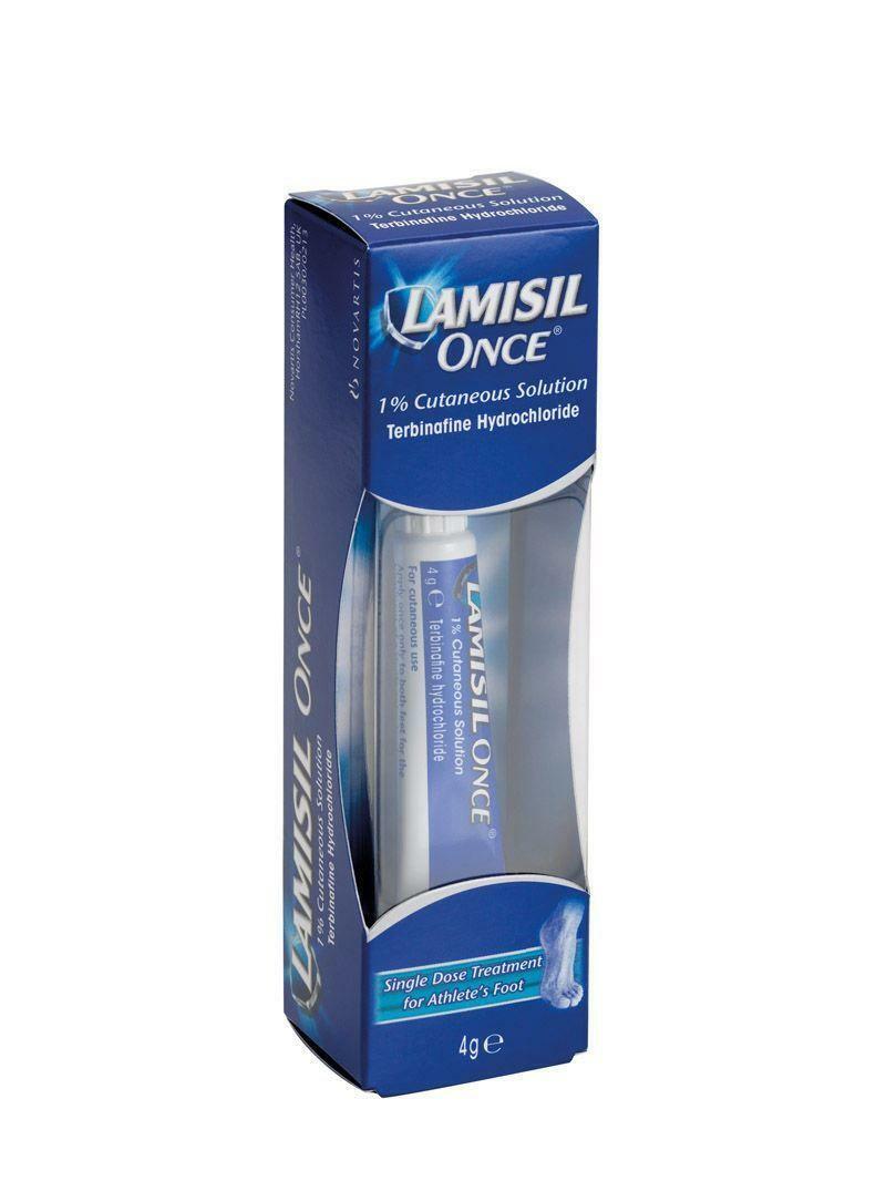 Lamisil Once 4g- 1% Strong Single Dose Treatment Solution for Athlete's ...