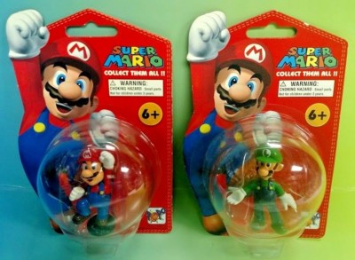 New Super Mario Figure Lot Collection Mario + Luigi 5" PopCo ...