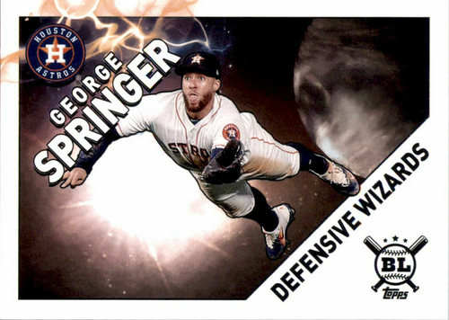 2020 Topps Big League Defensive Wizards #DW7 George Springer | eBay