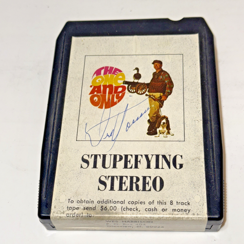 THE ONE AND ONLY Wes Harrison 8-Track Tape SIGNED "Stupefying Stereo ...