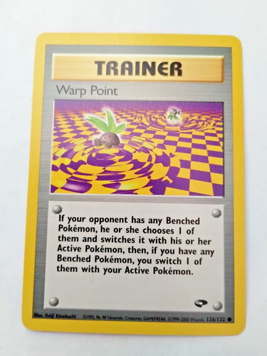 Pokémon TCG Warp Point Gym Challenge 126 Regular Unlimited Common ...