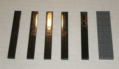 LEGO NEW 1x8 Black Tile (5x) 416226 Brick 4162 | eBay