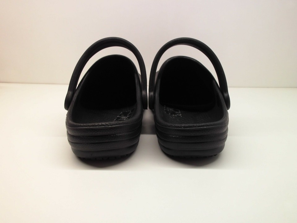 TREDSAFE Women's 9W Men's 8 Black Work Clog Slip and Oil Resistant Shoe ...