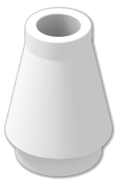 ☀️Lego 1x1 WHITE Cones Round x100 Stud Part Piece Bulk Lot Legos ...